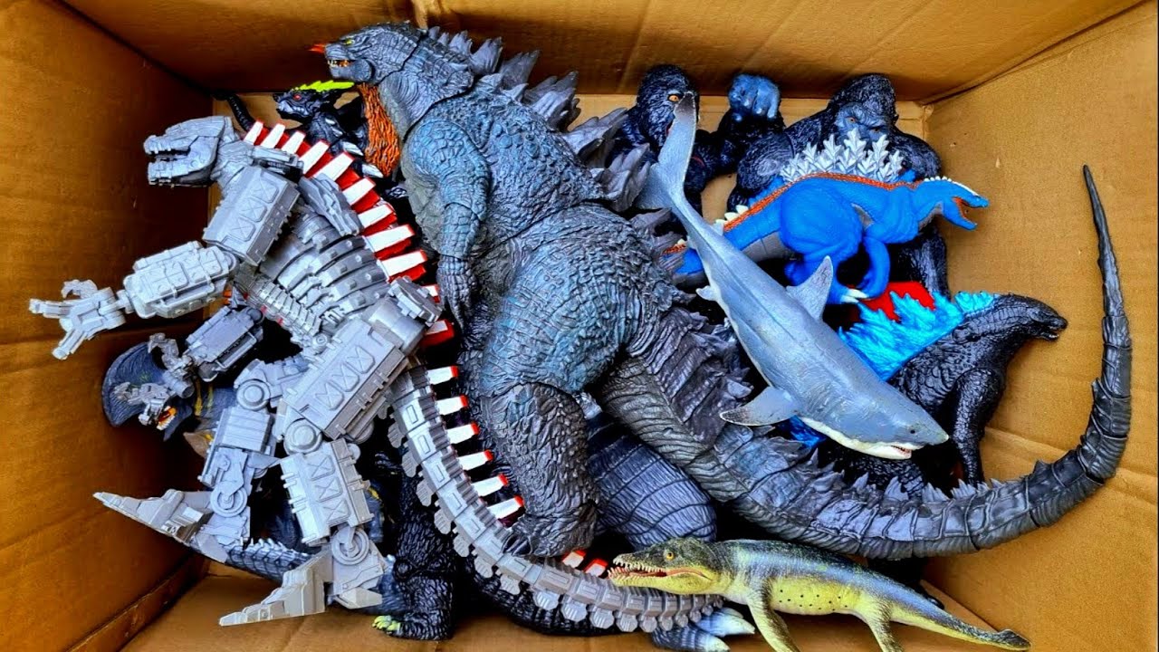 Hunting Found GodzillaxKong, Mechagodzilla, Skarking, T-Rex, Mosasaurus ...