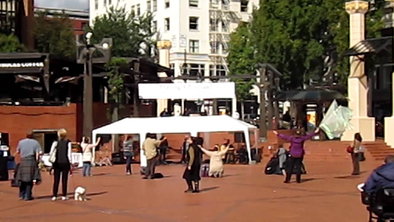 Portland's Pioneer Square - YouTube