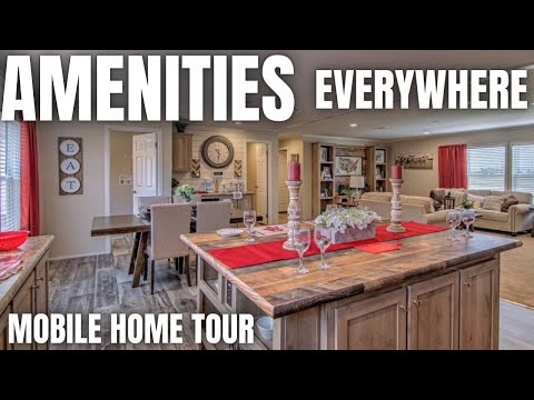 Mobile home with AMENITIES all over the place! Also don't miss this ...