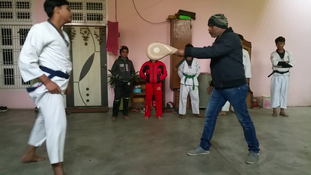 Ishan. Back Roundhouse. Kick Training - YouTube