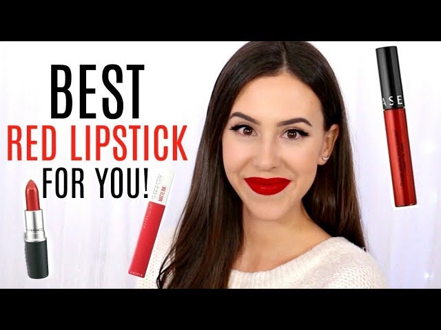 Find The Best Red Lipstick Favorite Drugstore High End Red Lips