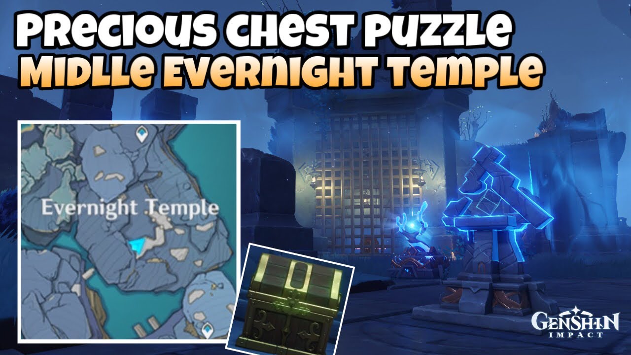 Precious Chest Puzzle Evernight Temple | Genshin Impact - YouTube