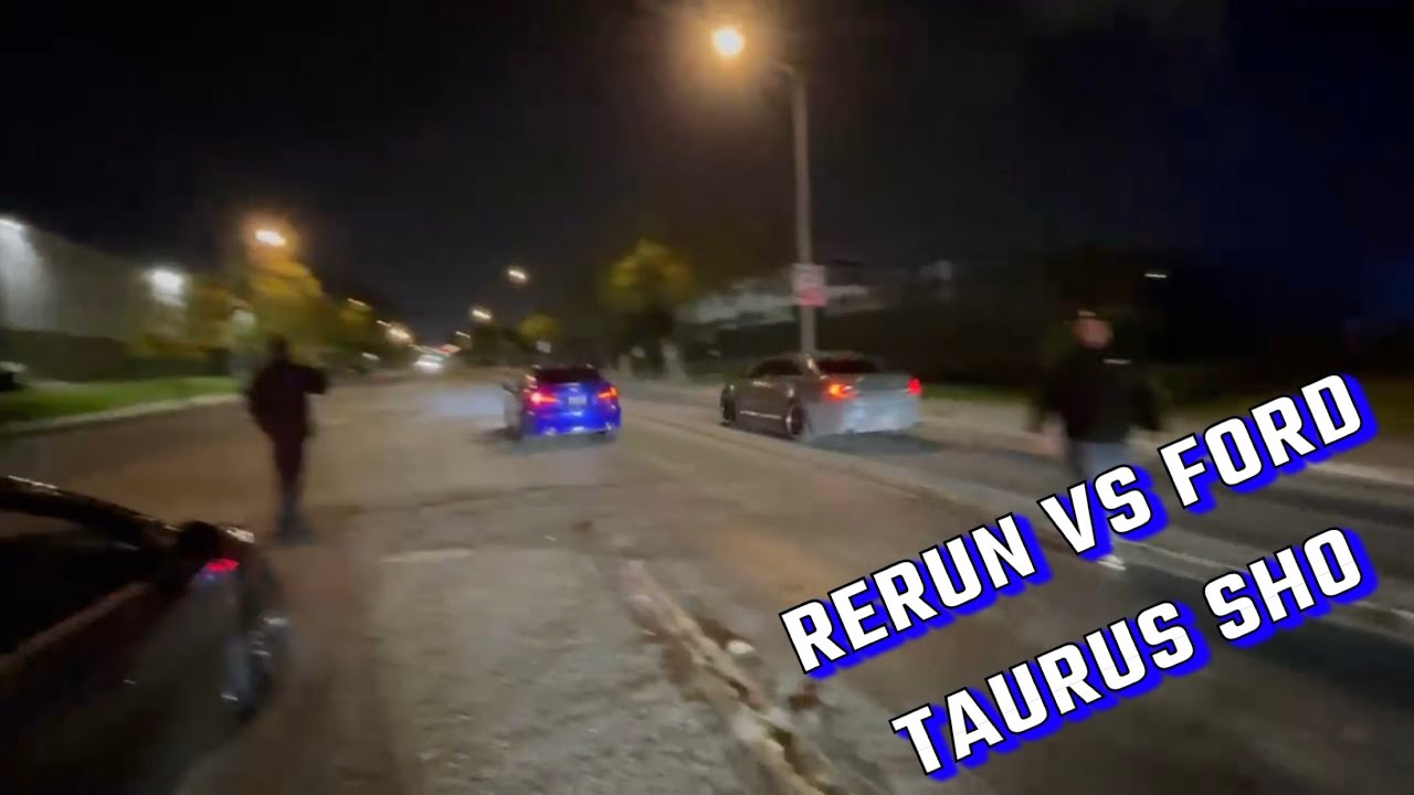 ISF vs Modded Ford Taurus SHO *good launch* - YouTube