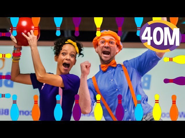 Let's Go Bowling! | Educational Videos for Kids | Blippi and Meekah ...