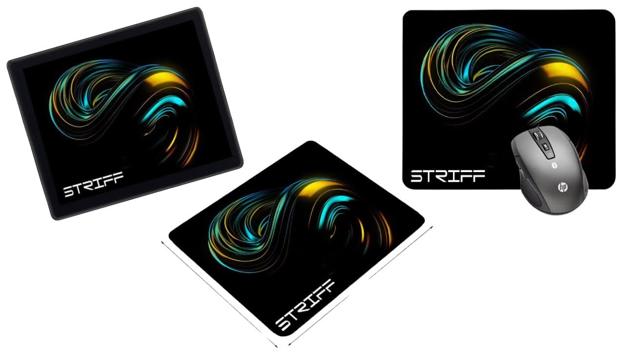 STRIFF Mpad Mouse Mat 230X190X3mm Gaming Mouse Pad, Non Slip Rubber ...