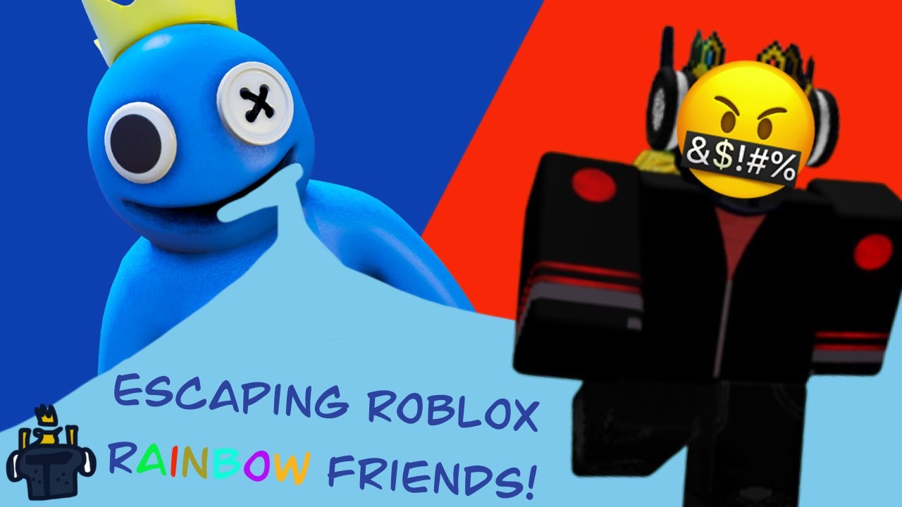 ESCAPING ROBLOX RAINBOW FRIENDS!!! - YouTube