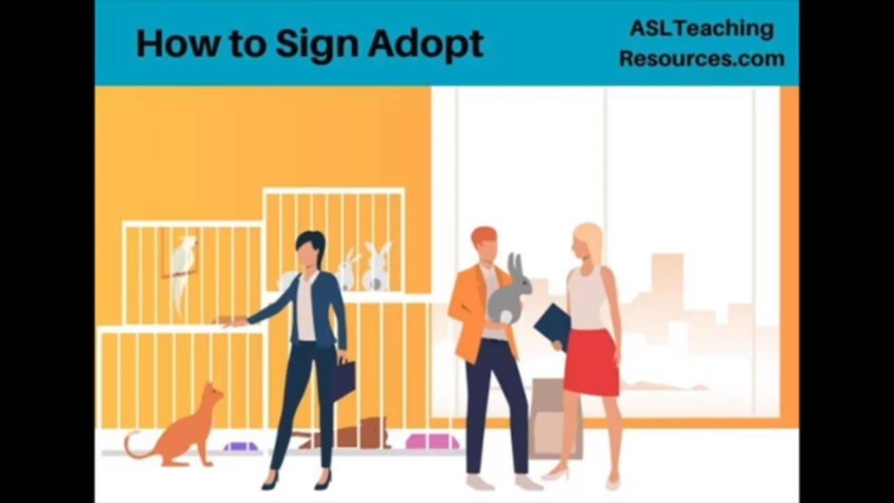 Learn How to Sign the Word Adopt - YouTube
