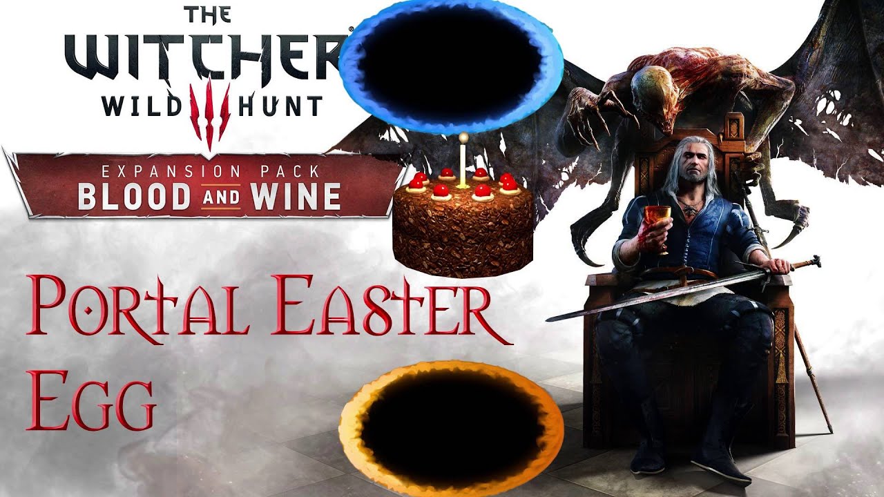 The Witcher 3 - Blood and Wine - Portal Easter Egg - YouTube