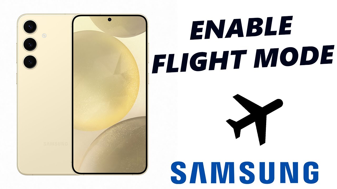 How To Turn ON Flight Mode On Samsung Galaxy Phone (2) - YouTube