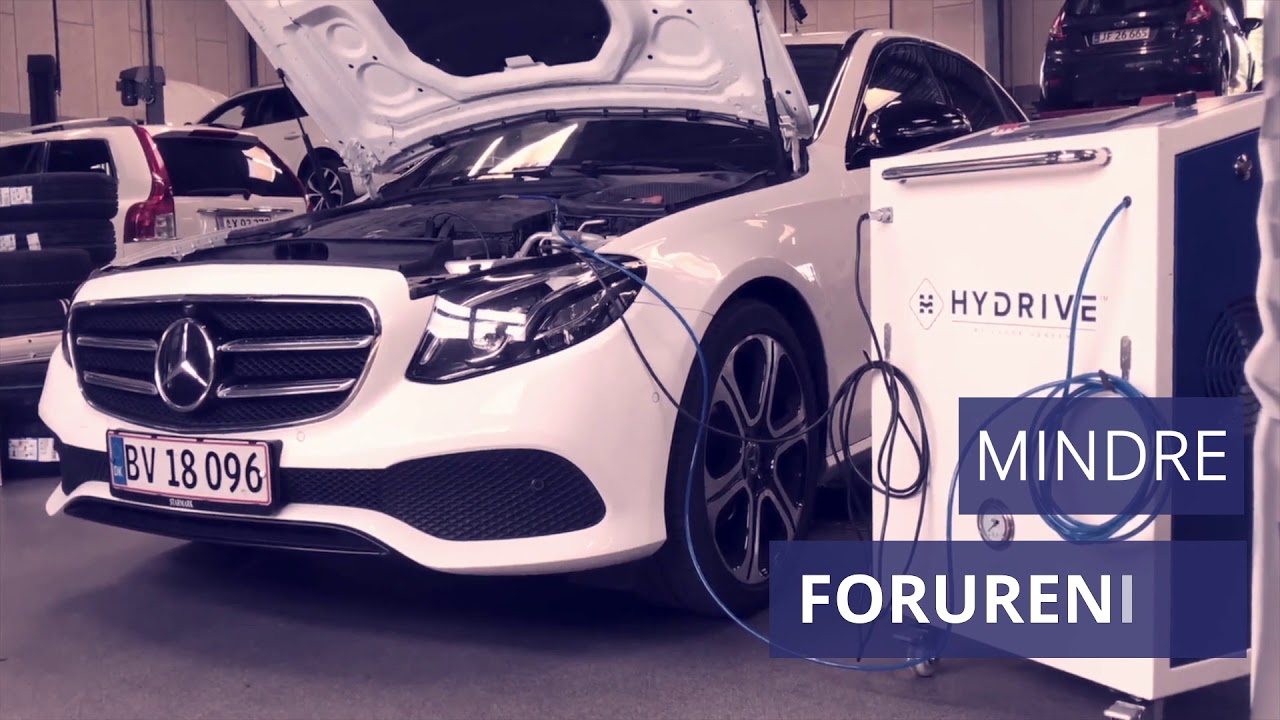 HYDRIVE renser din motor effektivt med brint - YouTube