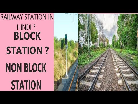 types of railway stations, Block stations & Non block stations, meaning ...