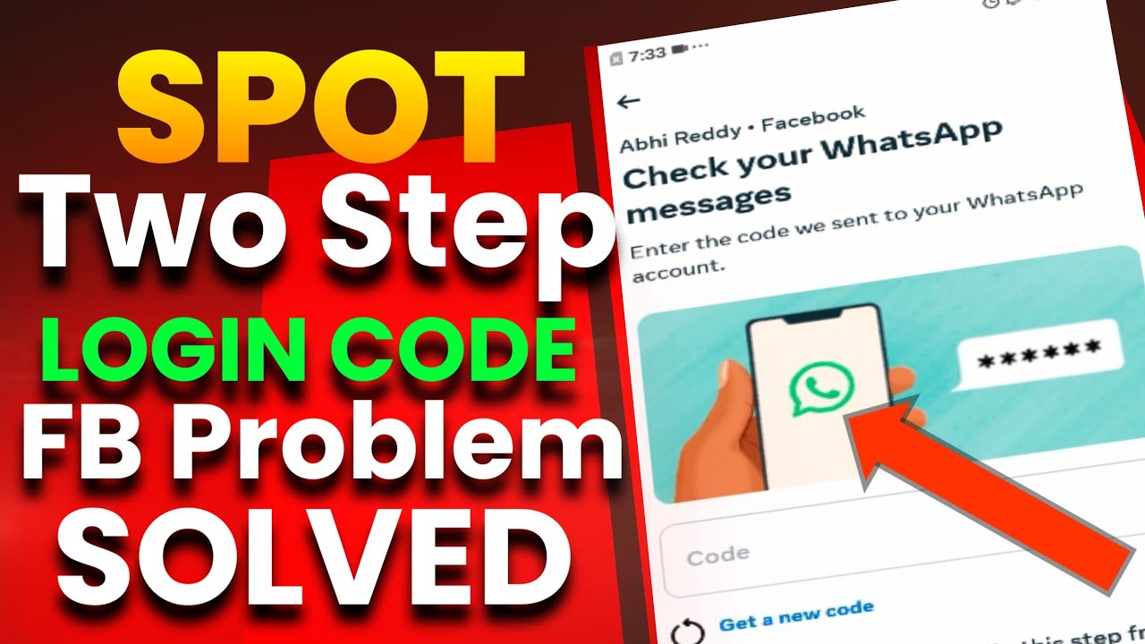 Facebook Check Your WhatsApp Messenges Login Code Not Received Problem🥺 ...