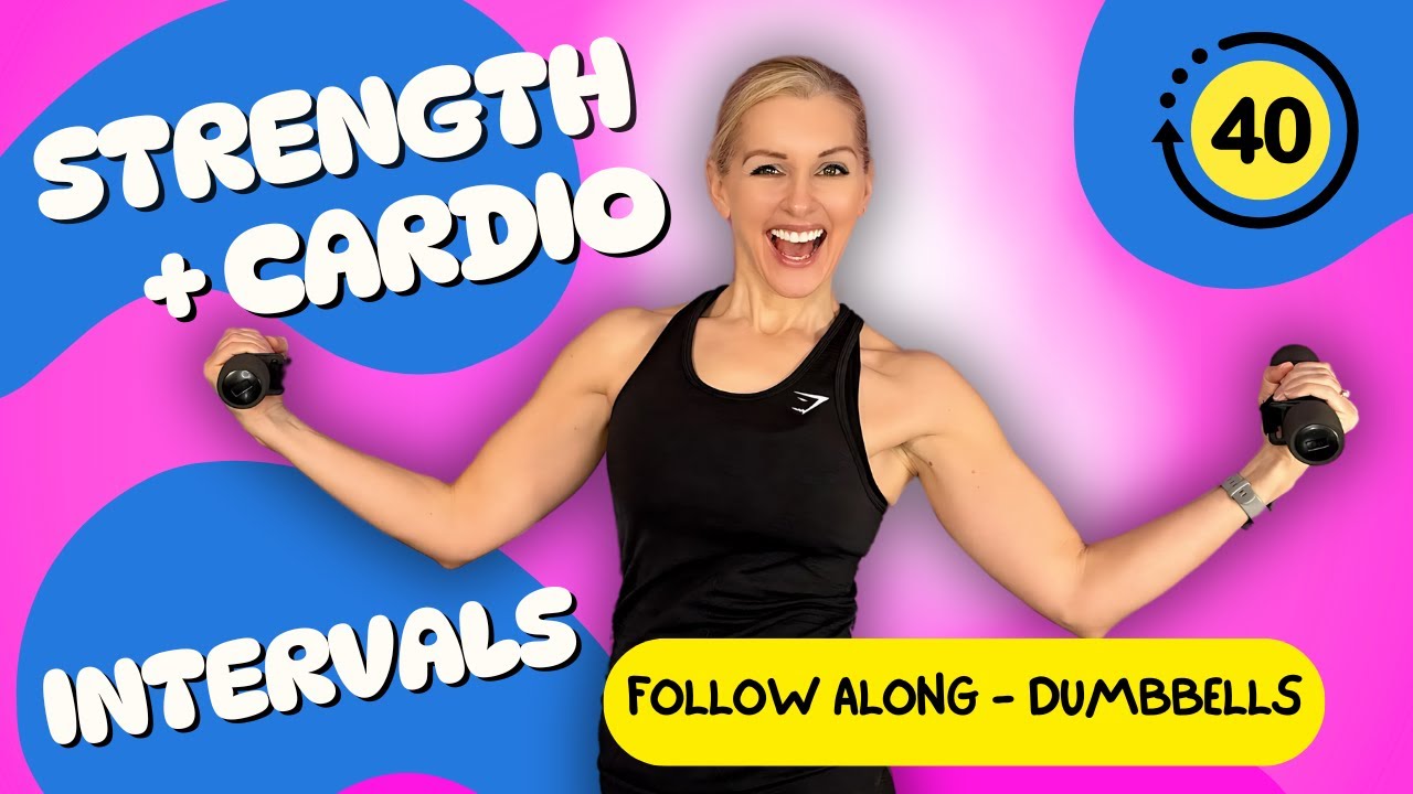 ⭐️ Cardio & Strength Intervals | 40-Minute Full-Body Workout - YouTube