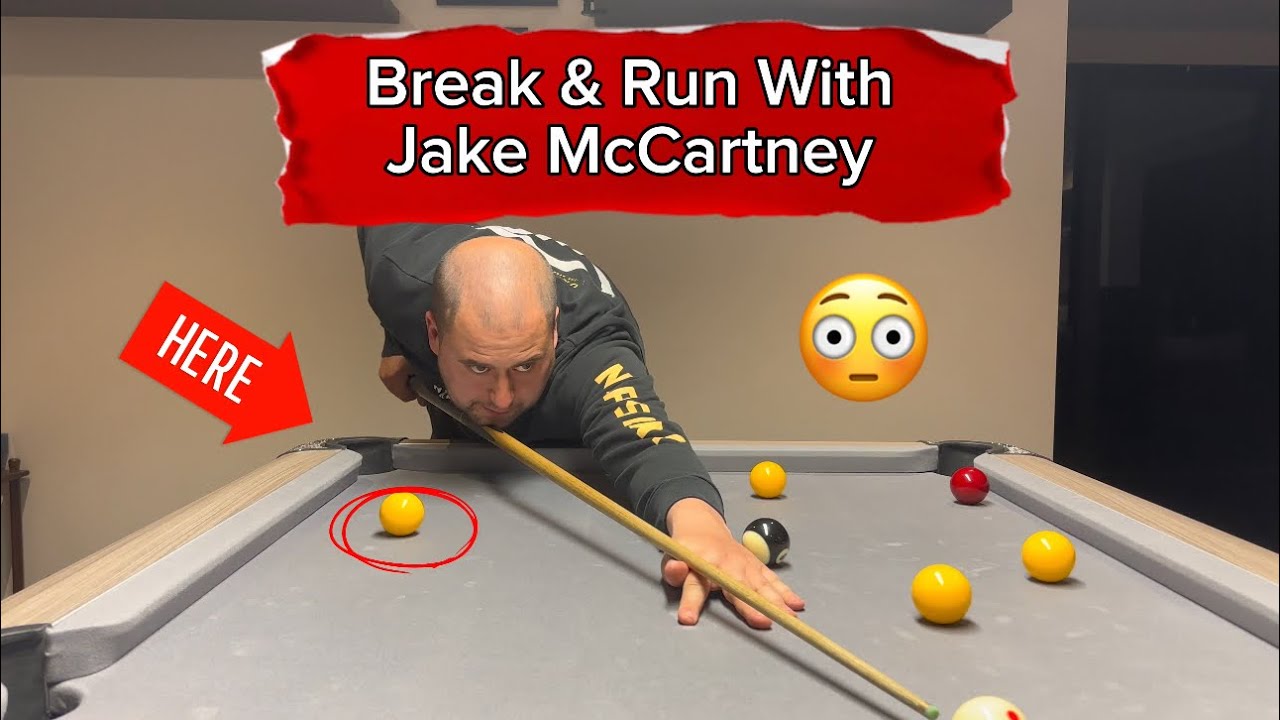 Break & Run With Jake McCartney | 8 Ball | Michael Scerri - YouTube
