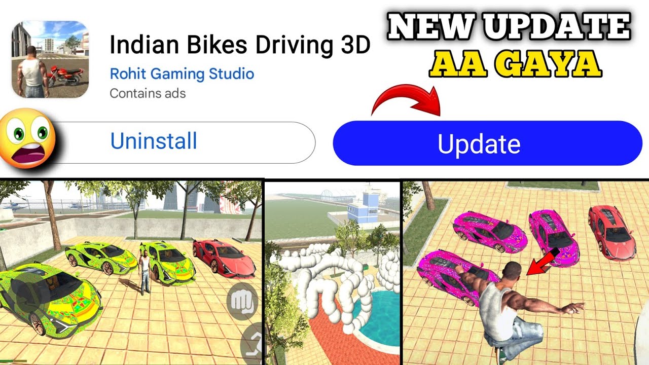 New update aa gaya Lamborghini sian add 😲||Indian bikes driving 3d all new cheat code - YouTube