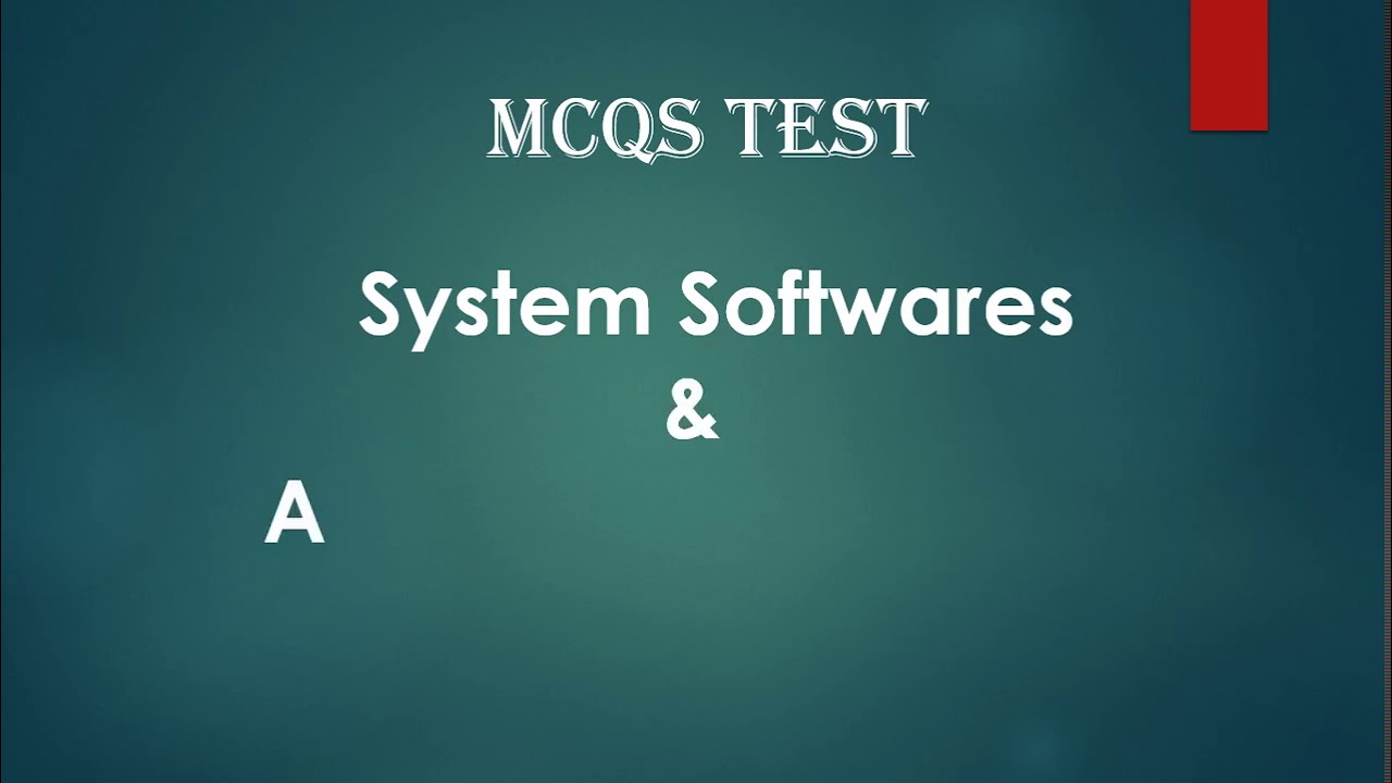 System Softwares & Application Software || CLASS 11 || FSC Class || BS ...