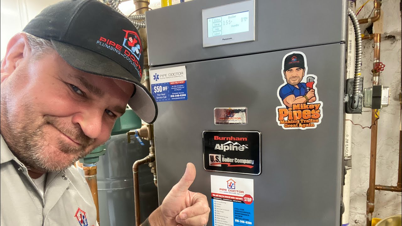 Burnham Alpine Service Call to Check Combustion & Phantom Heat in ...