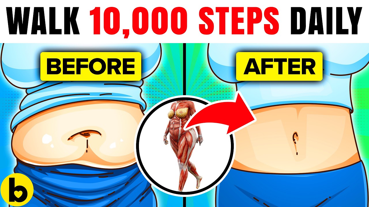 10 Unexpected Benefits Of Walking 10,000 Steps A Day - YouTube
