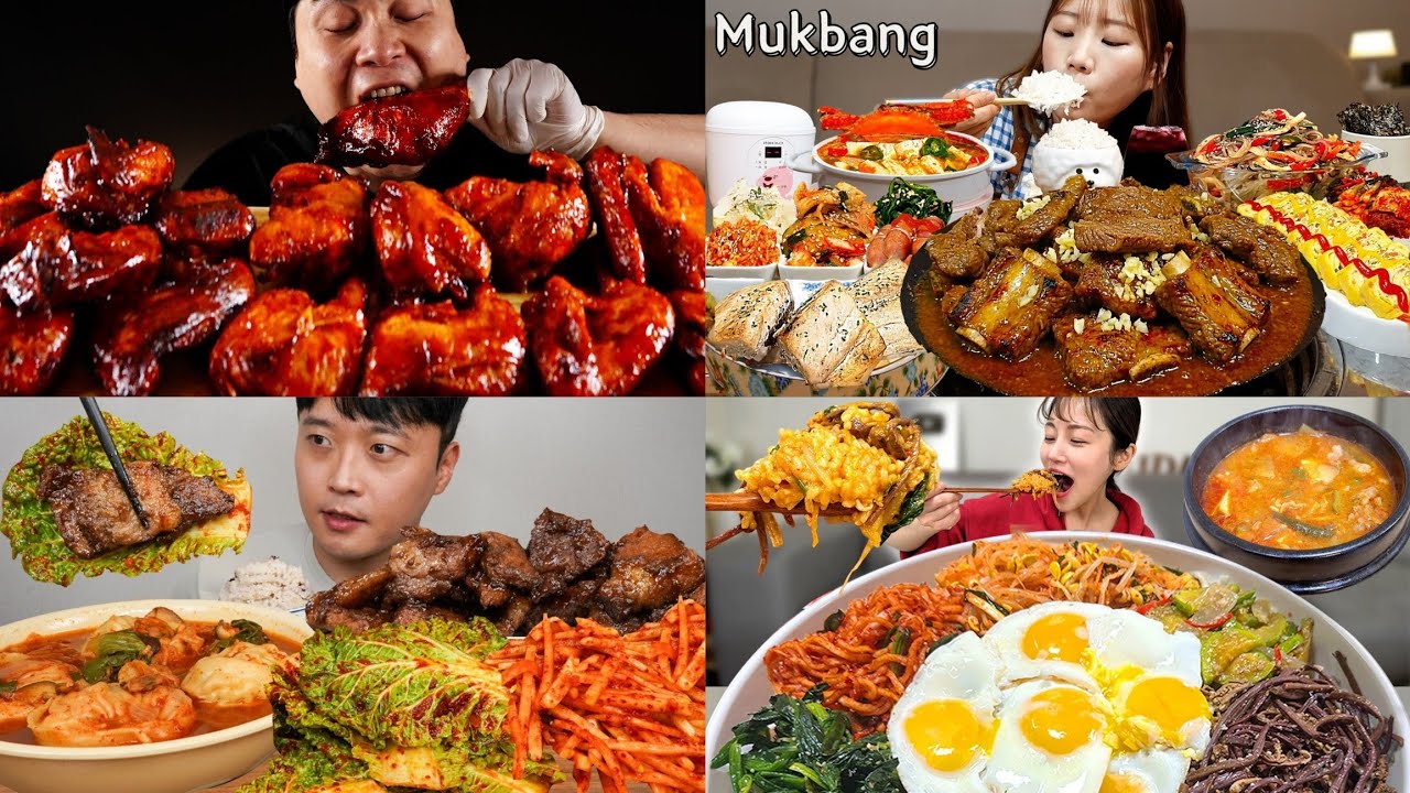 BEST *SATISFYING BIG BITES* MUKBANG ASMR COMPILATION pt.61 - YouTube
