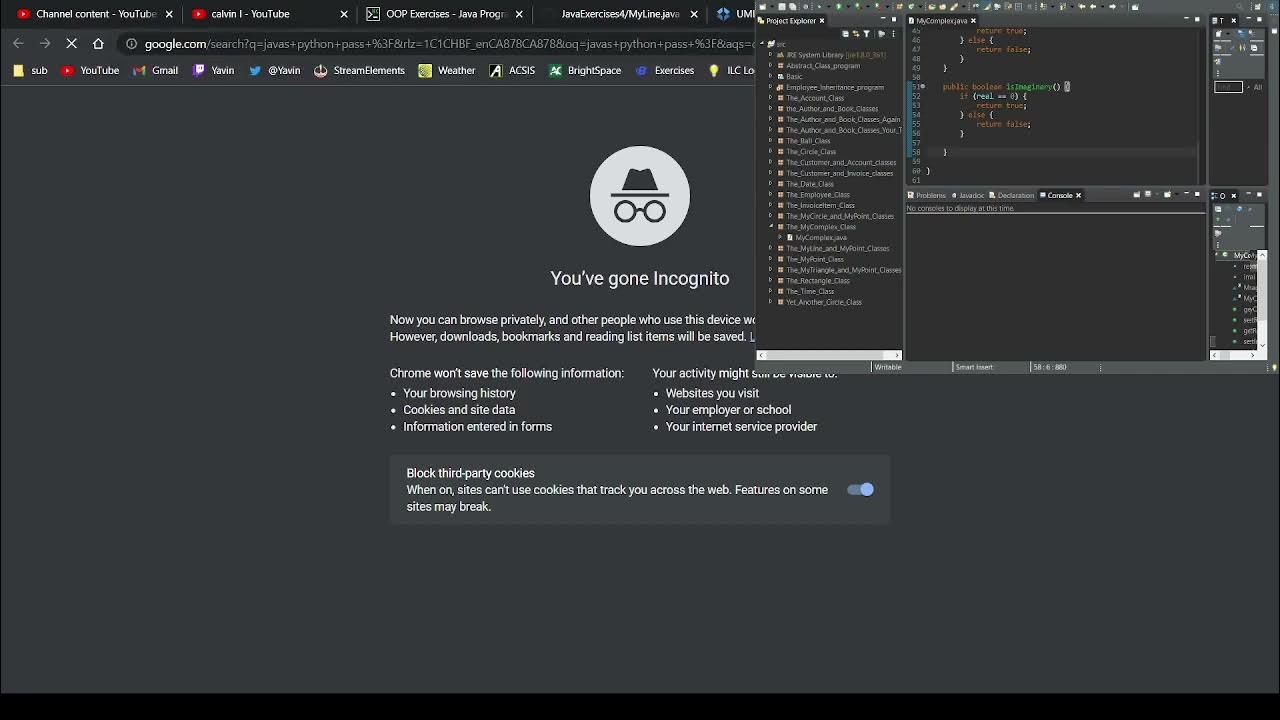 OOP exercises 3.1 (java) part 1 - YouTube