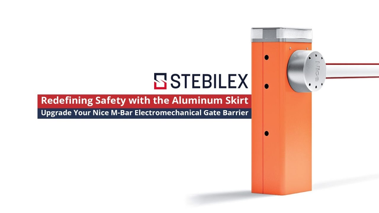 Nice M Bar Electromechanical Gate Barrier with Aluminium Skirt ...