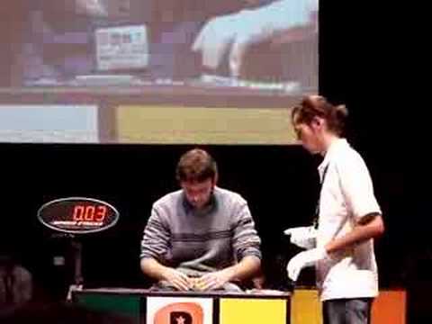 Rubik's World Championship - Edouard Chambon - 12.77 - YouTube