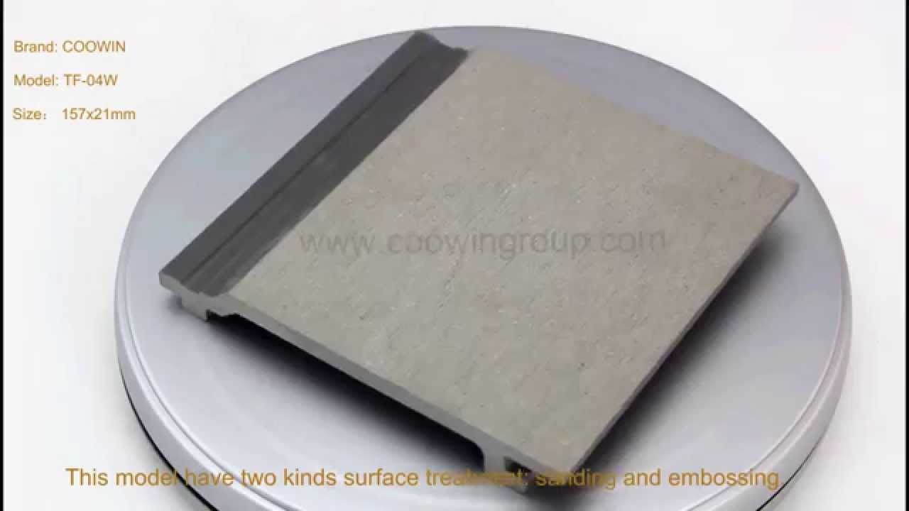 coowin composite wall cladding TF 04W - YouTube