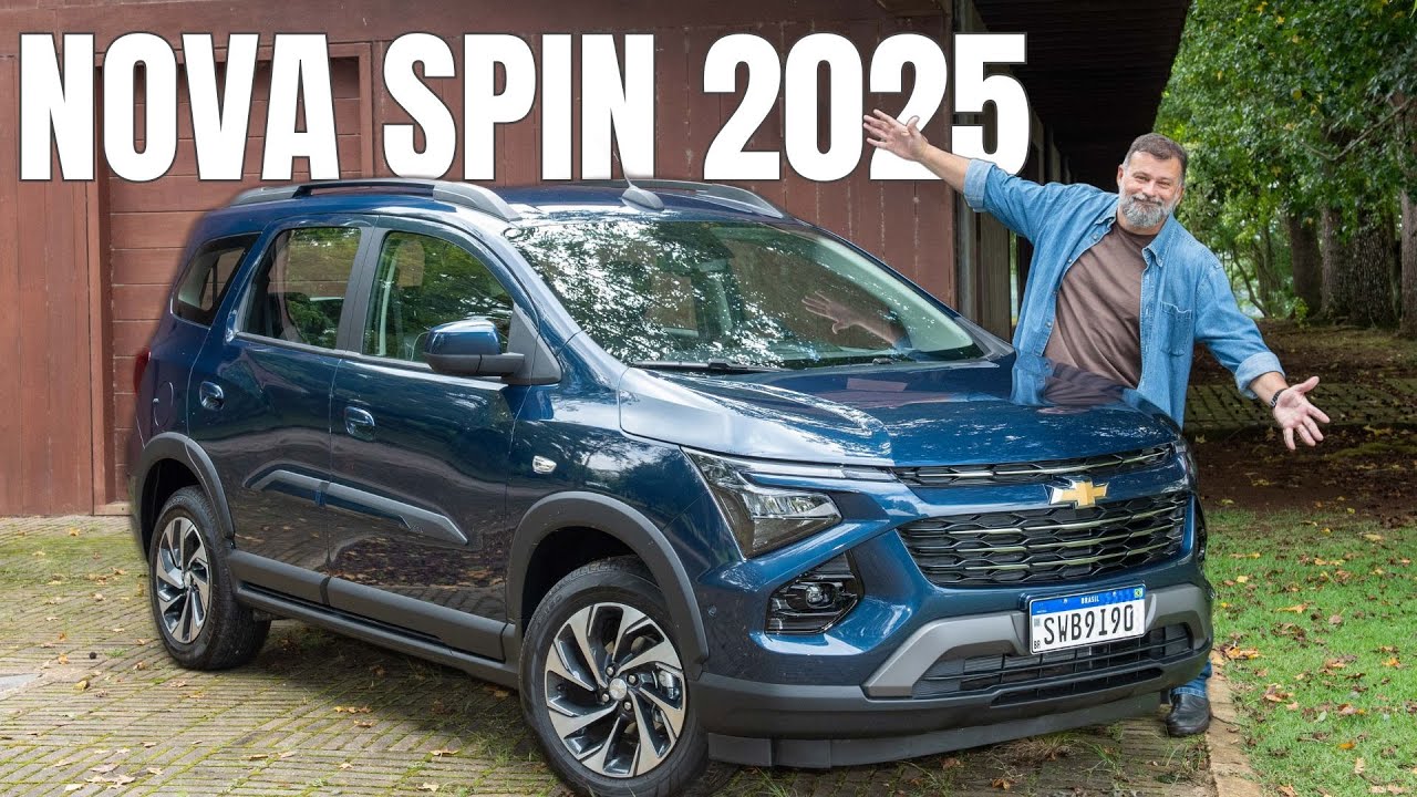 CHEVROLET SPIN 2025 - ESPAÇO, DESEMPENHO E NOVO INTERIOR - YouTube
