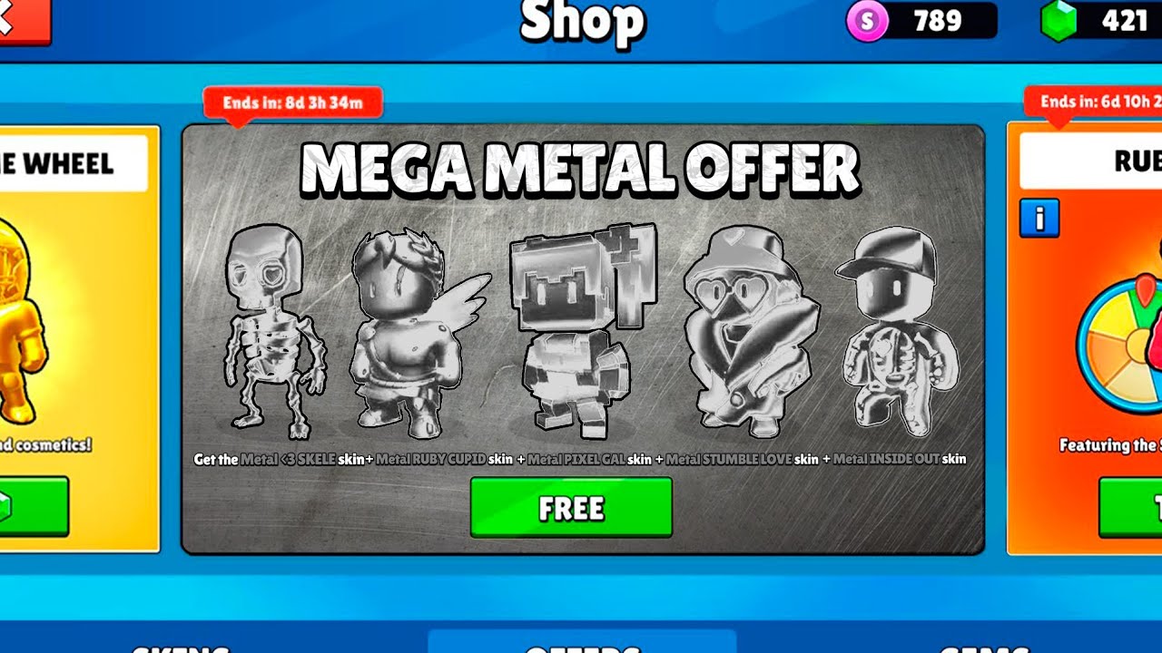BUY METAL LIMITED OFFER!!?🤍🤍🤍 - Stumble Guys Funny Moments - YouTube