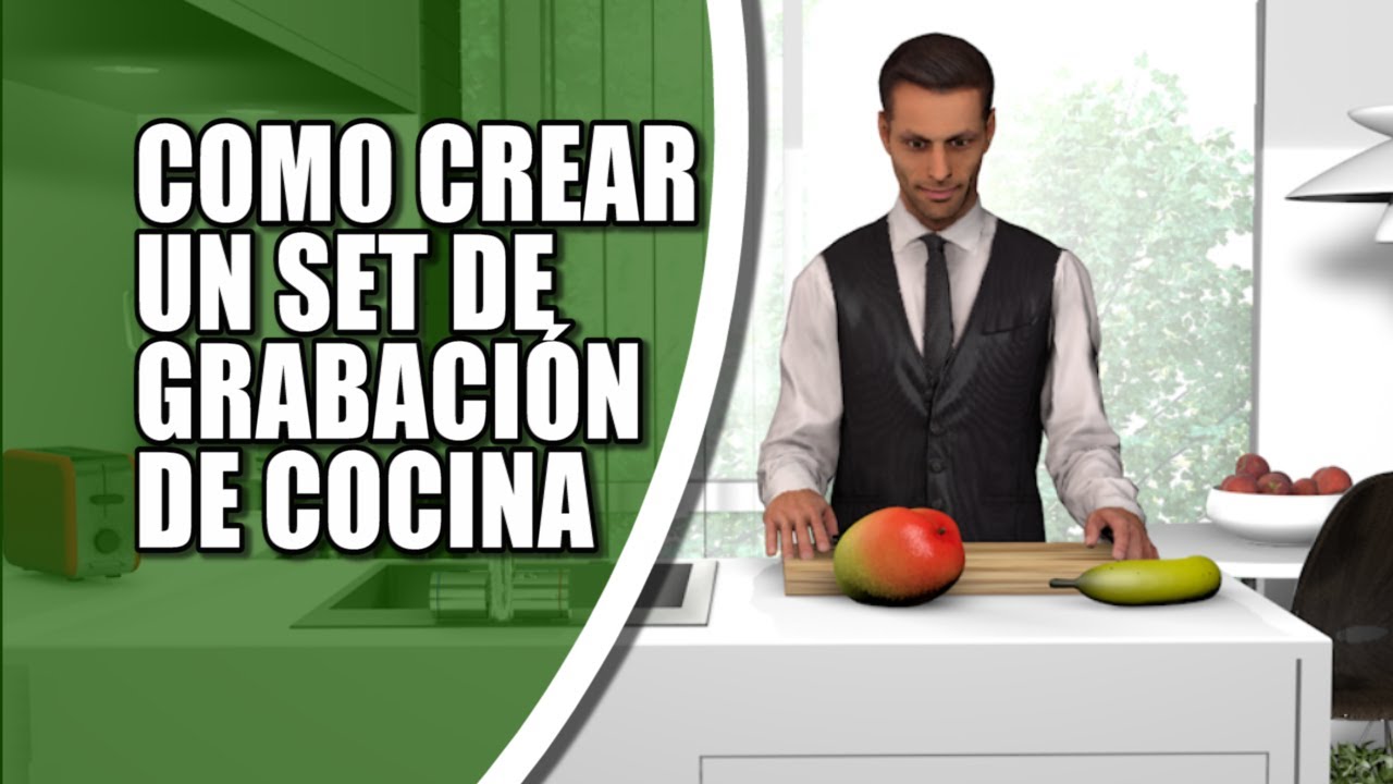Cómo crear un set de grabación de cocina - YouTube