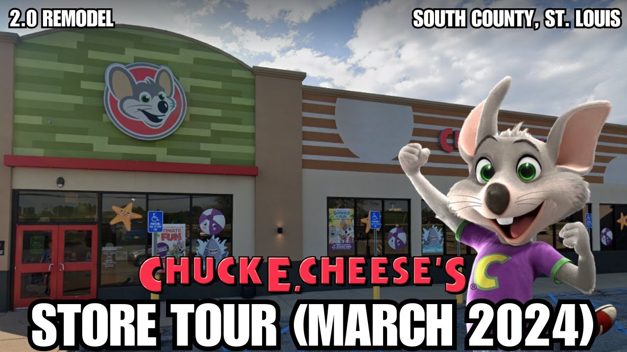 Chuck E. Cheese South County, St. Louis | March 2024 2.0 Store Tour ...