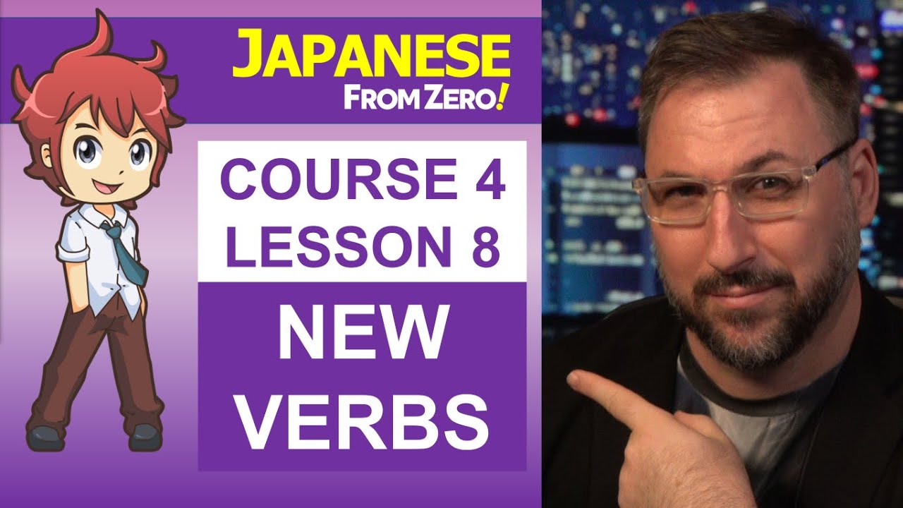 Japanese Learning Workshop: NEW VERBS | Japanese From Zero! Video 117 ...