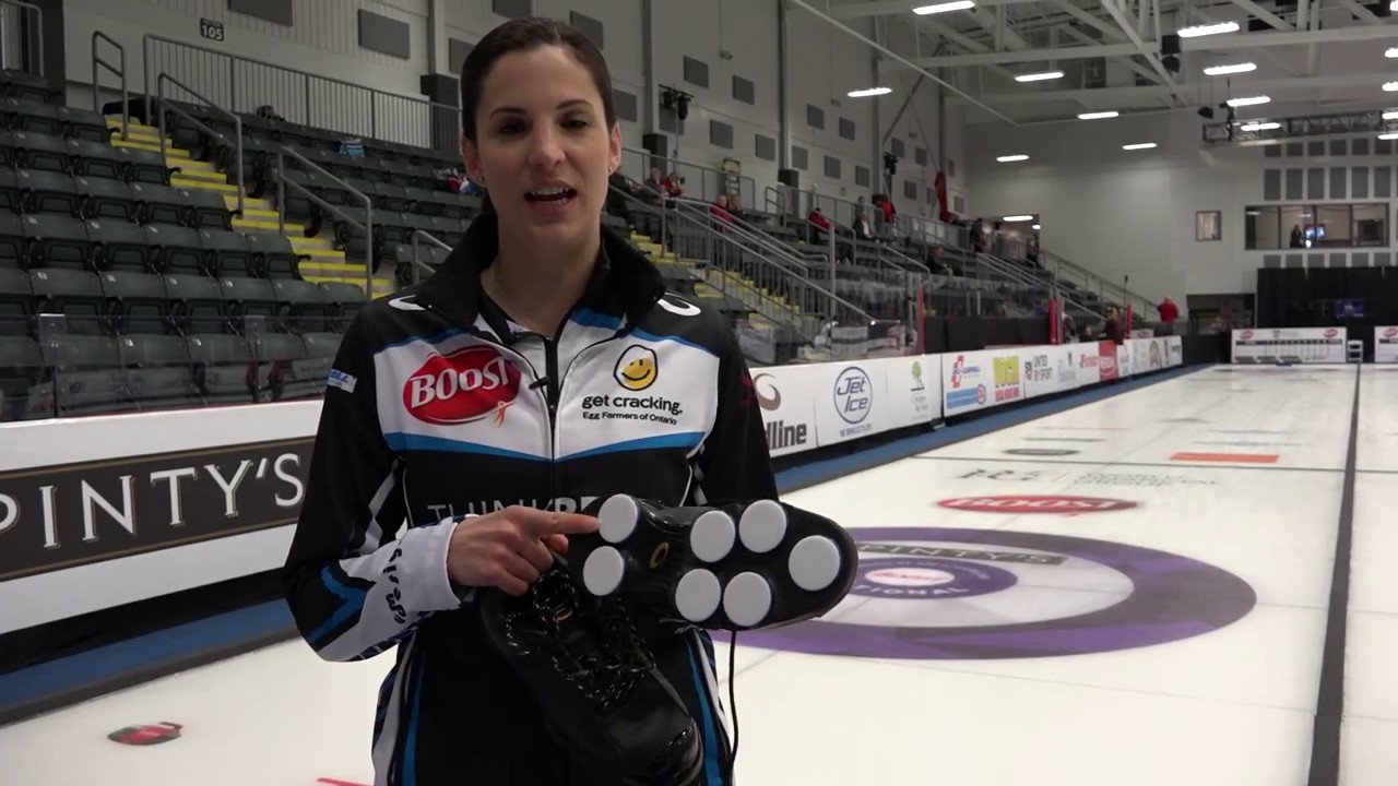 Lisa Weagle Explains Curling Shoes - YouTube