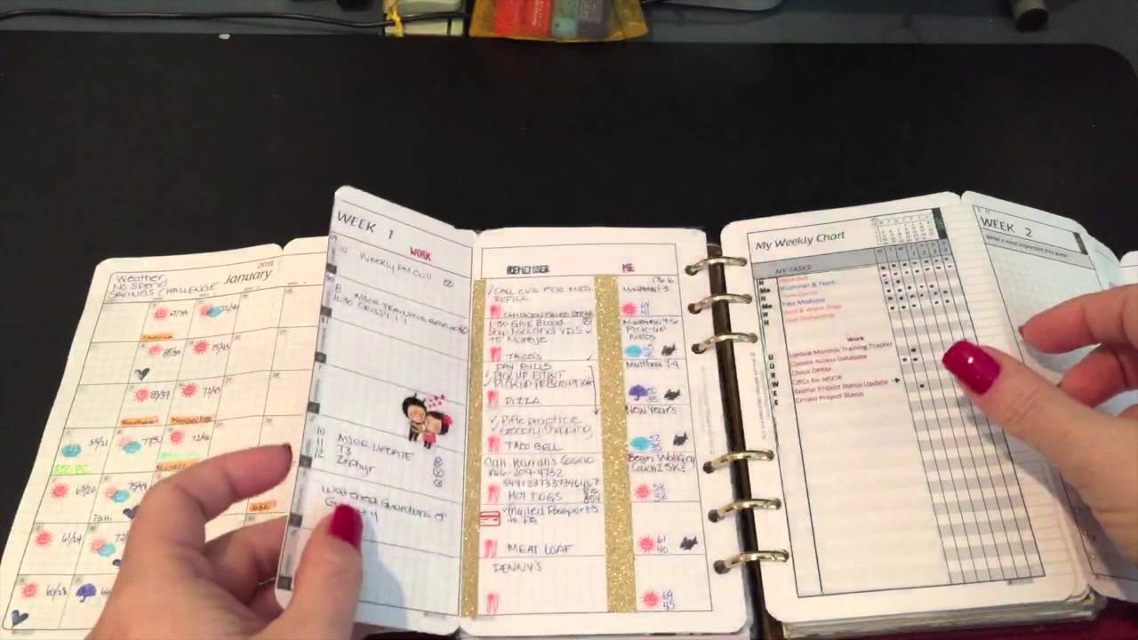Part 1 2015 Planner Setup - YouTube