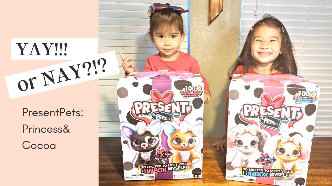 Will You buy Present Pets for your Kids? Meet Cocoa and Princess! - YouTube