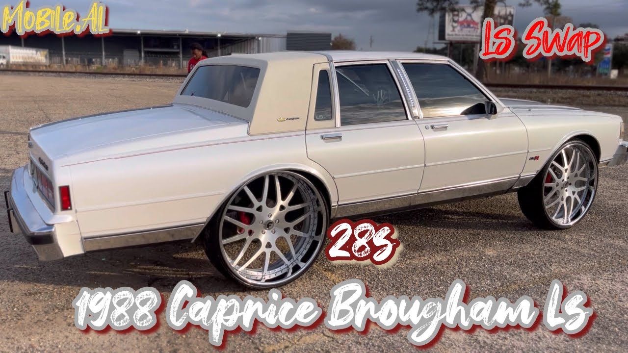 1988 Caprice Brougham Ls on 28s Forgiato’s Ls Swap - YouTube
