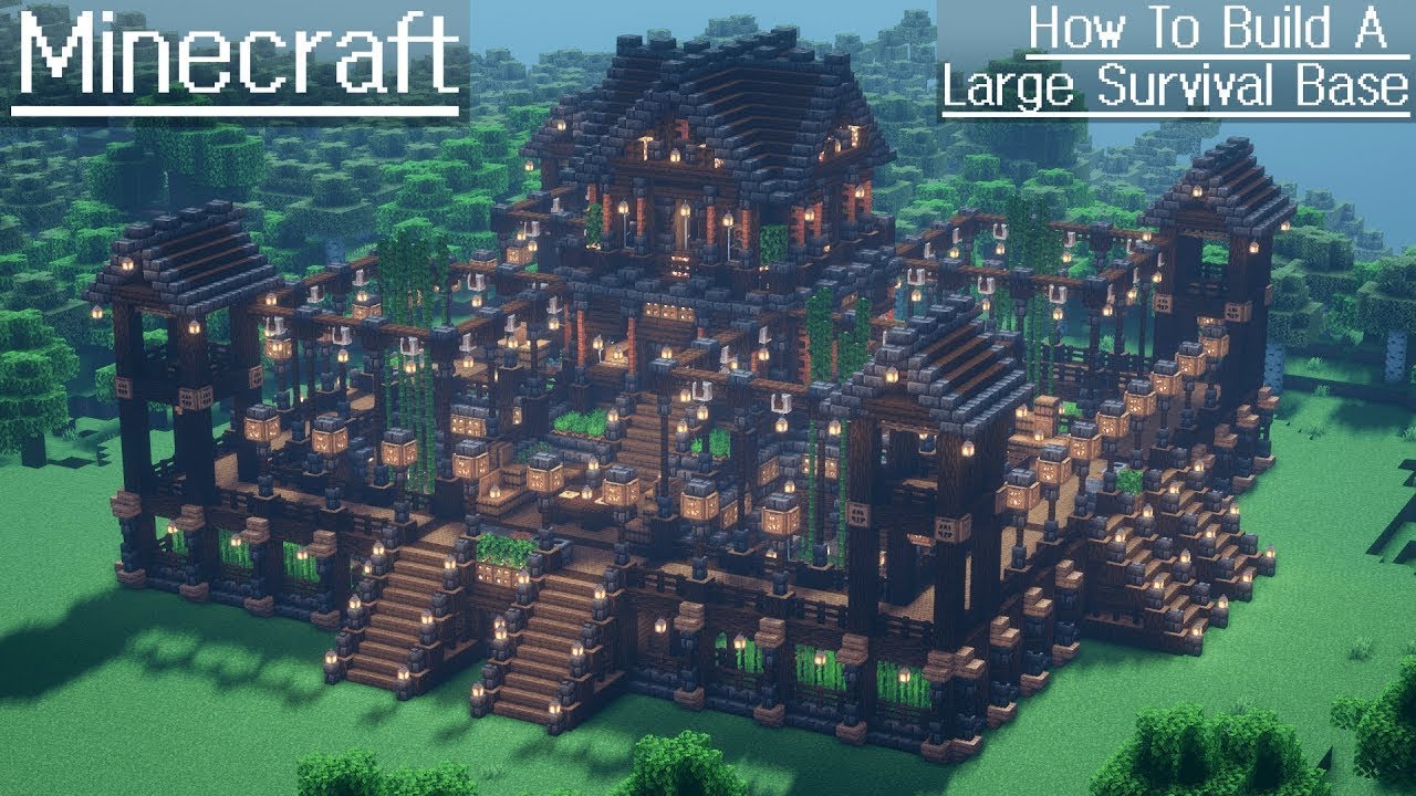 A small Minecraft castle base idea // Minecraft create castle ...