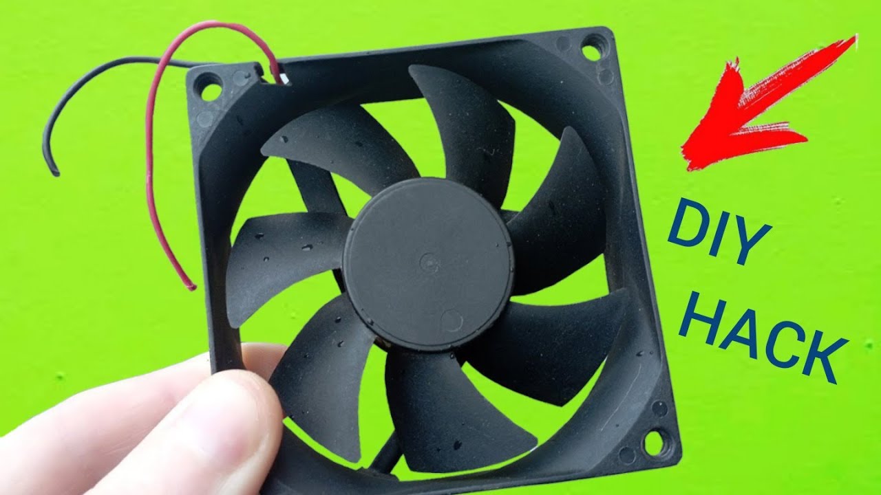 AMAZING DIY IDEA USING OLD CPU FAN COMPUTER / DIY HACK - YouTube