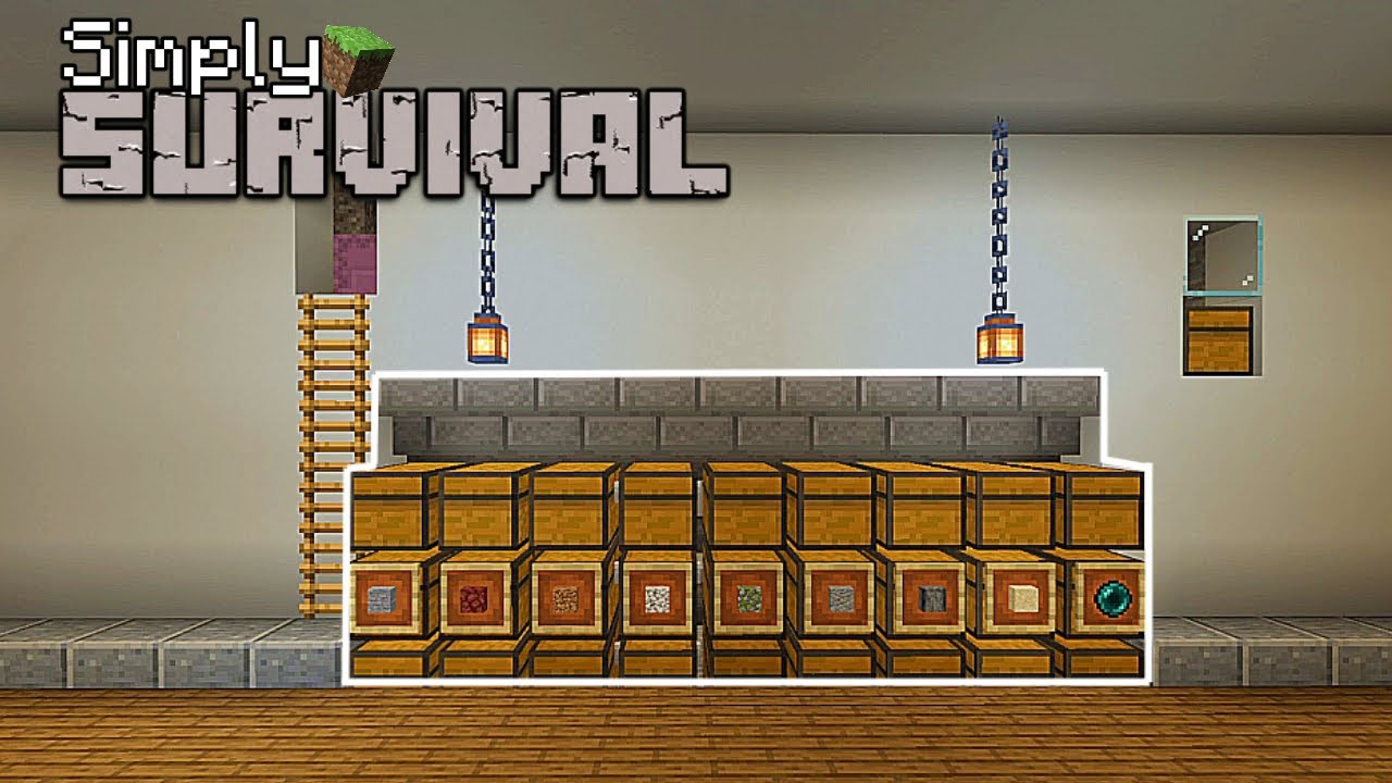 How to Make A Very Simple Expandable 64 &16 Stack Item Sorter! MCPE,Xbox,Ps,Windows10,Switch ...