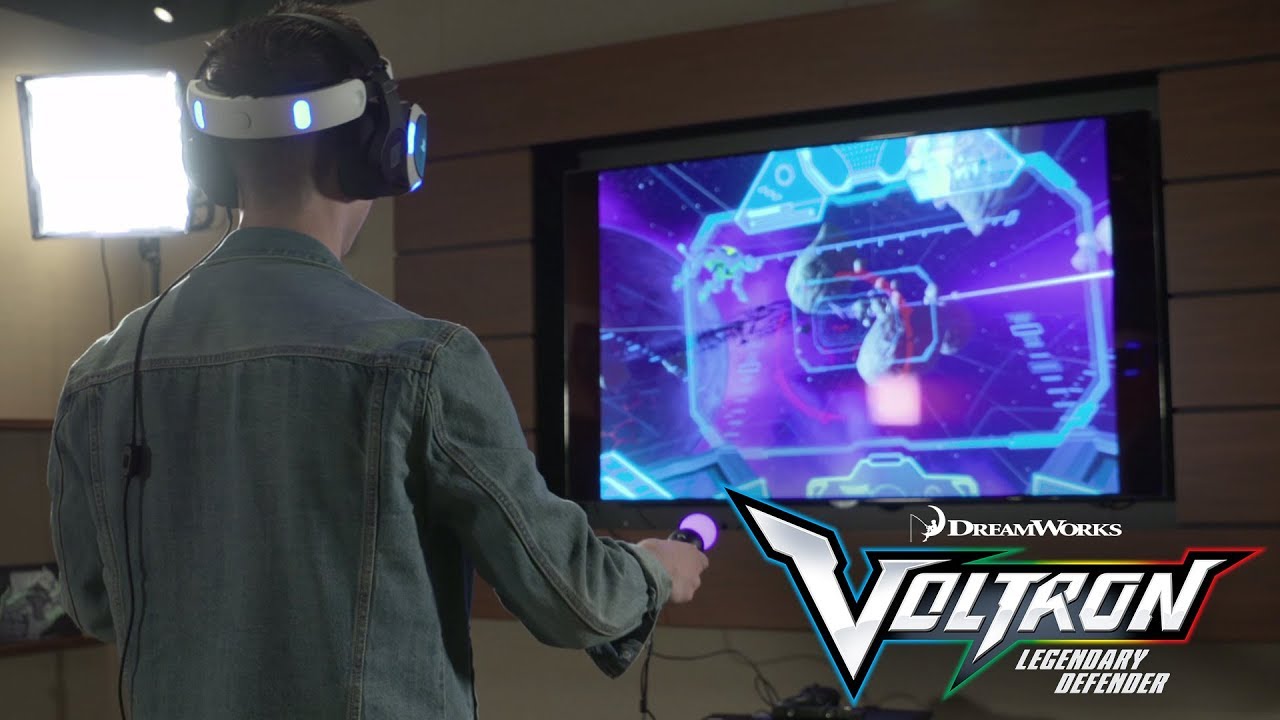 Jeremy Shada (Lance) Tries DreamWorks Voltron VR Chronicles Game ...