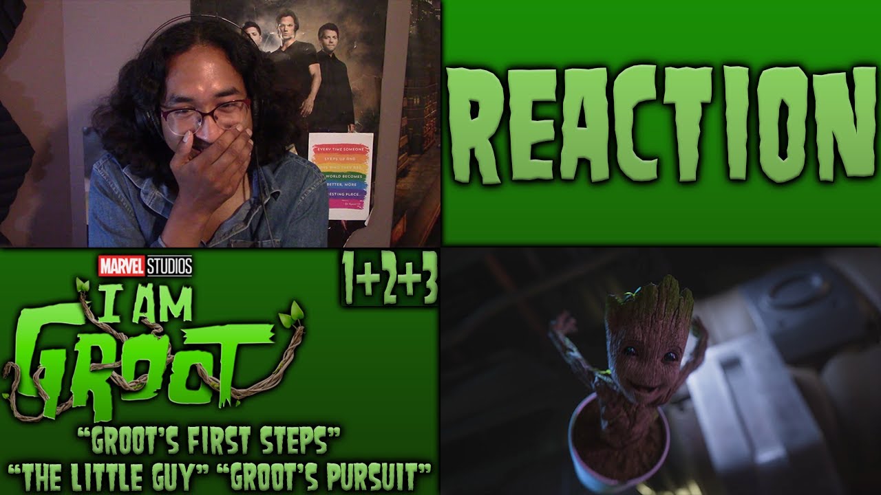 Marvel's I Am Groot E1-3 "Groot's First Steps" The Little Guy" "Groot's ...