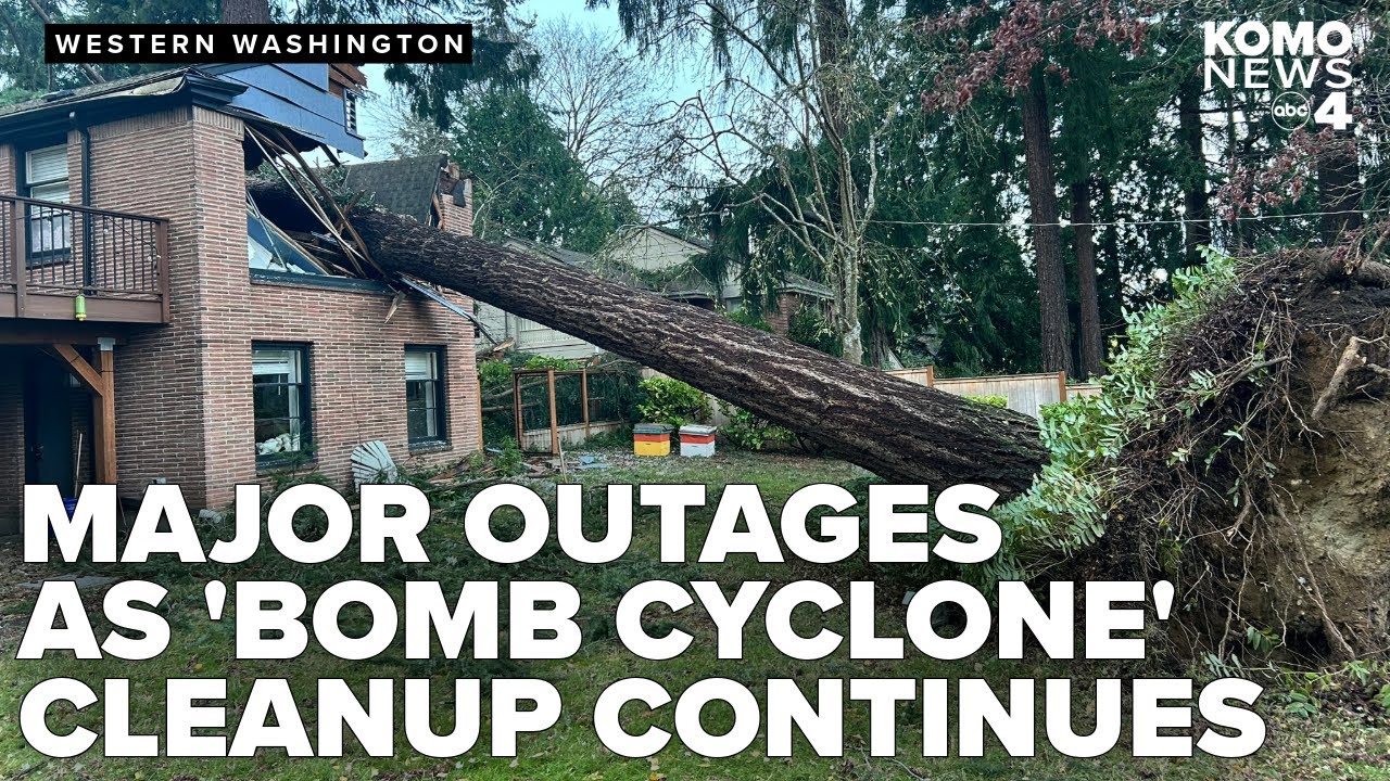 Hundreds of thousands remain in the dark as crews cleanup massive ...