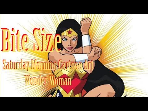 Bite Size Saturday Morning Cartoon Art: Wonder Woman - YouTube