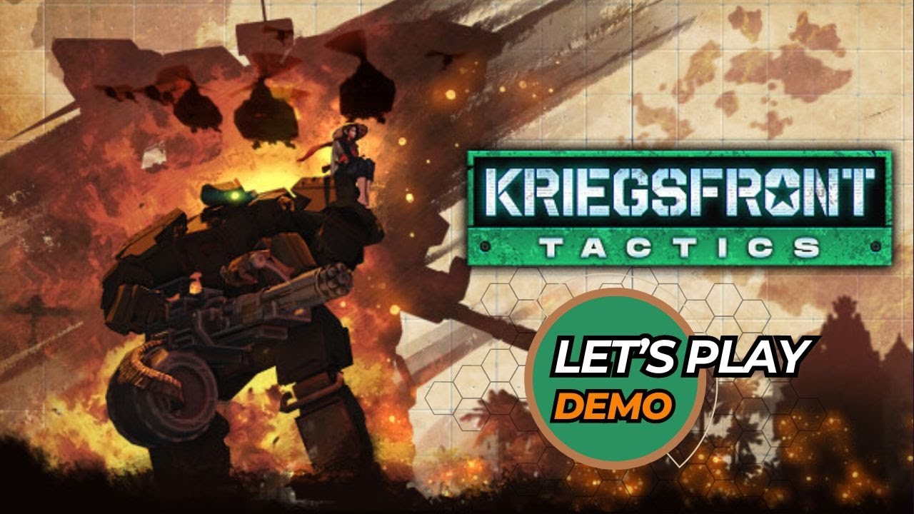 Kriegsfront Tactics turn-based mecha tactics RPG DEMO - YouTube