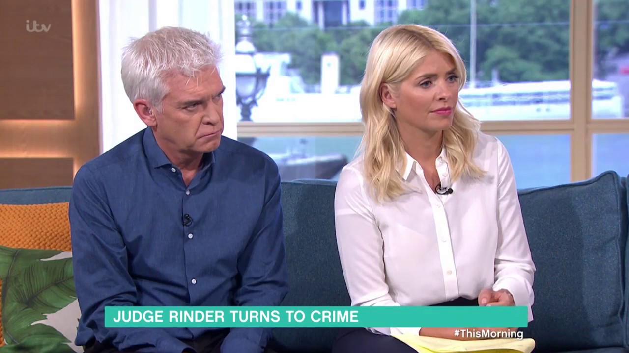 Judge Rinder Has a Crush on Holly's Husband! This Morning - YouTube