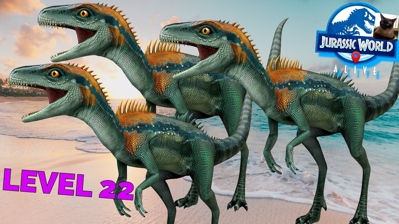 Unique COMPSORAPTOR Level 22! Turning the Beach into their Playground ...