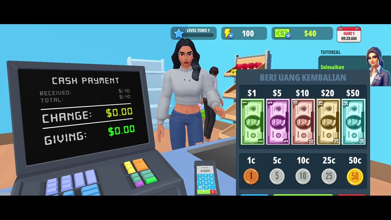 Bermain Menjadi Kasir #games #gaming - YouTube