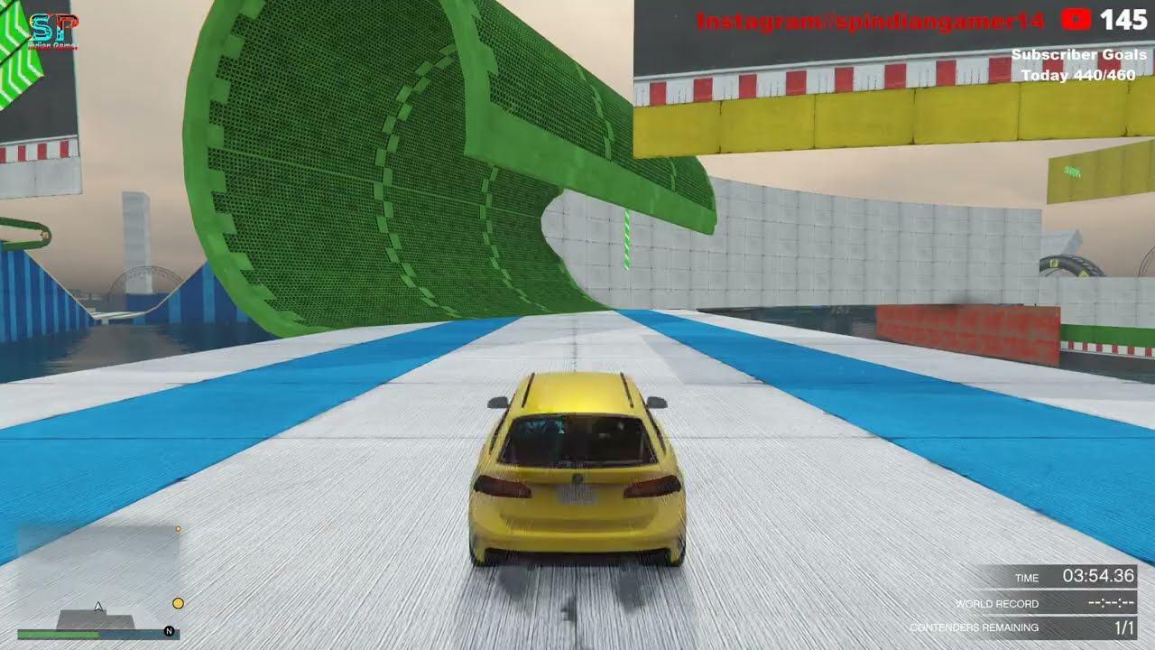 Gta 5 Stunt Race Parkour live Streaming 4K 60FPS - YouTube