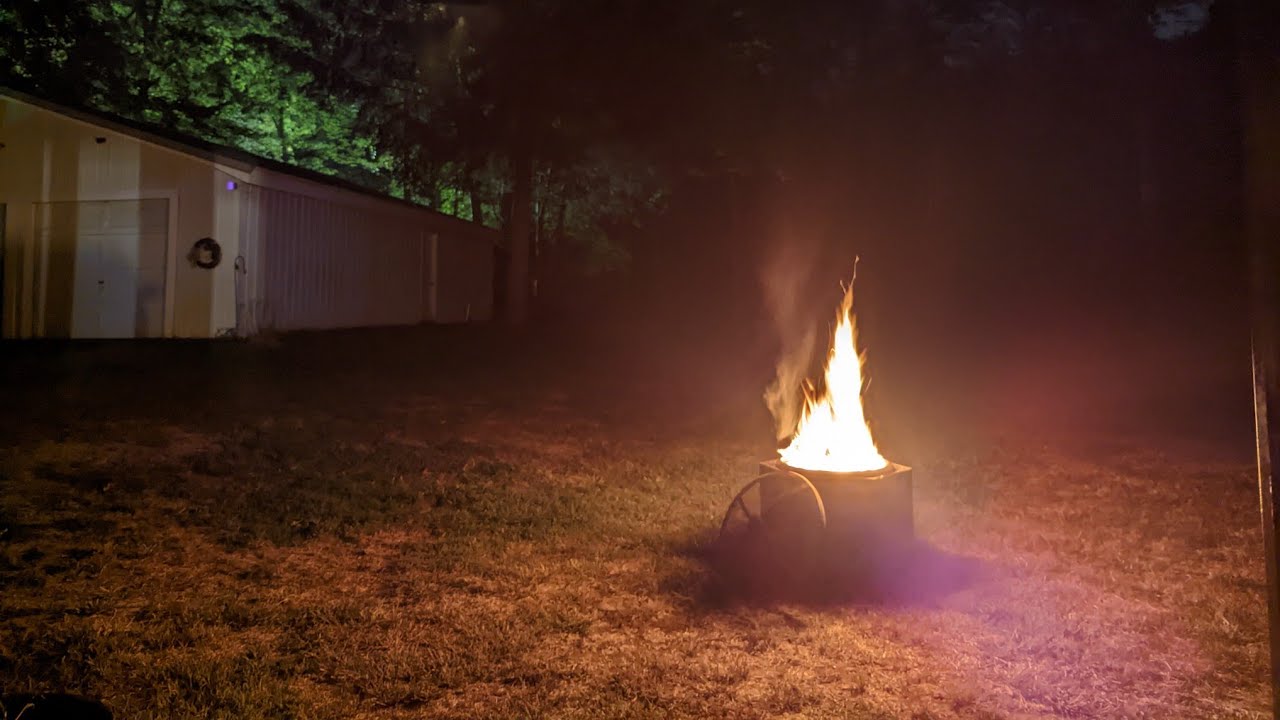 4K HD BONFIRE SMOKELESS FIRE PIT 2022 - YouTube