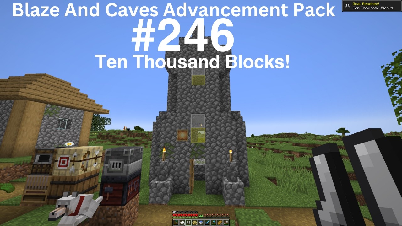 How I Obtained All 1,141 Advancements In The Minecraft Blaze And Caves Advancement Data Pack ...